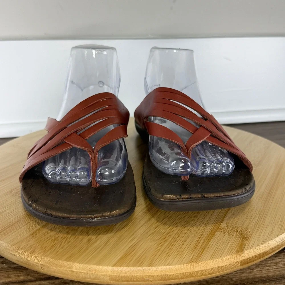 Merrell | Shoes | Good Merrell Terran Ari Post Sandals Womens 9 Redwood ...